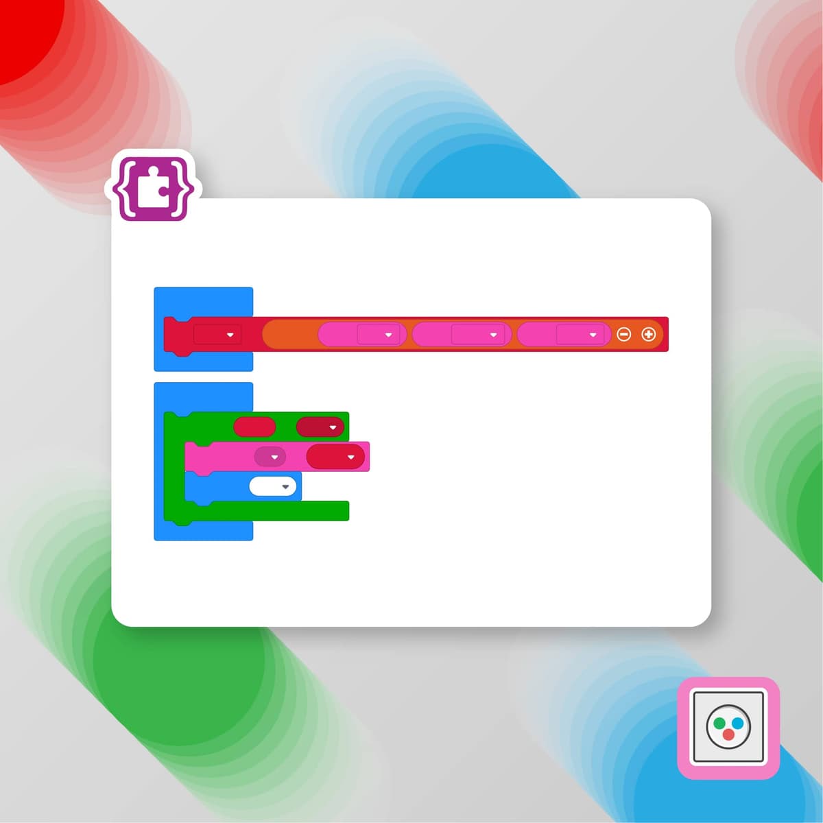 Code a micro:bit to Loop Over a List of Colors — micro:bit Coding Cards ...