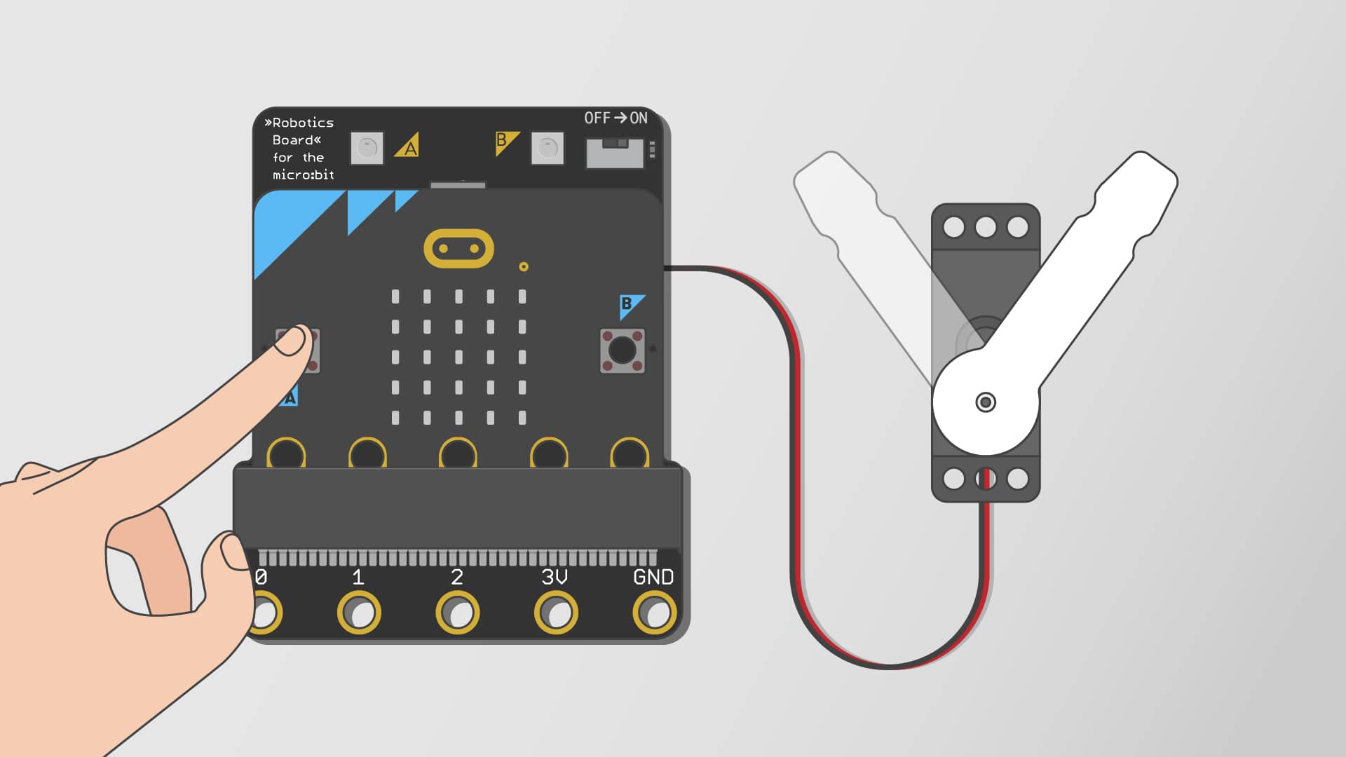 Code a micro:bit to Toggle Positions | Strawbees Classroom