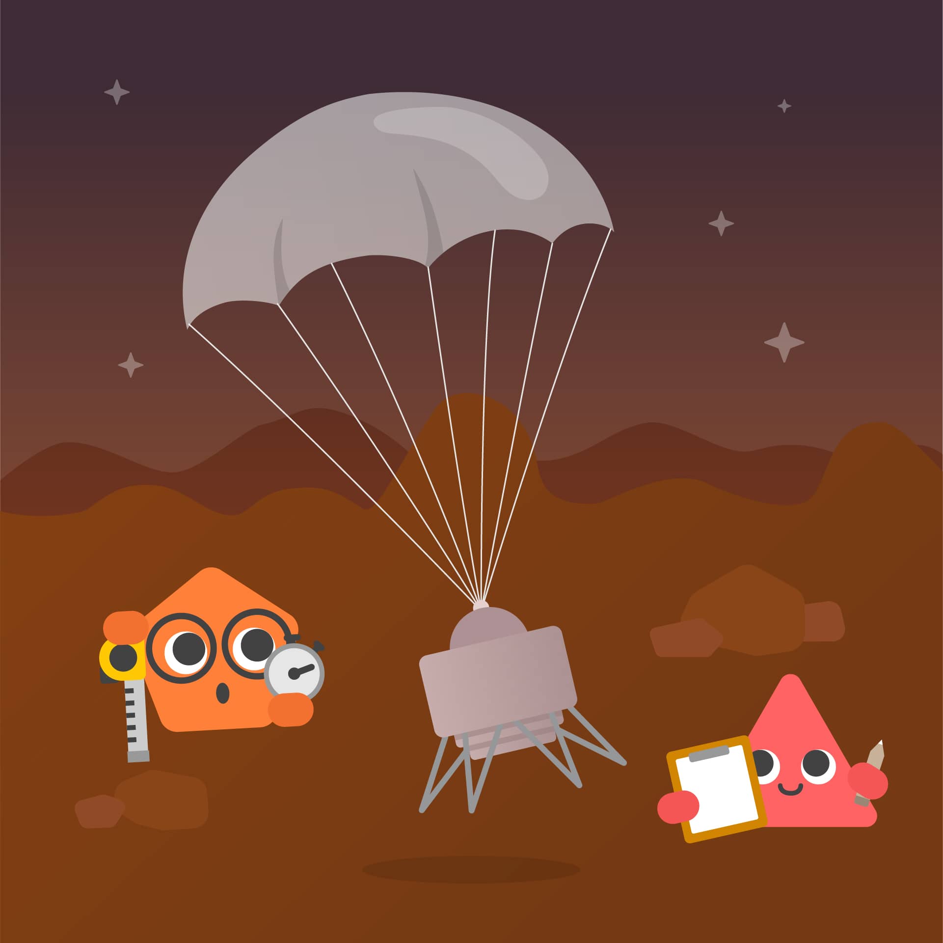 Parachute Lander Part 2: Challenge | Strawbees Classroom
